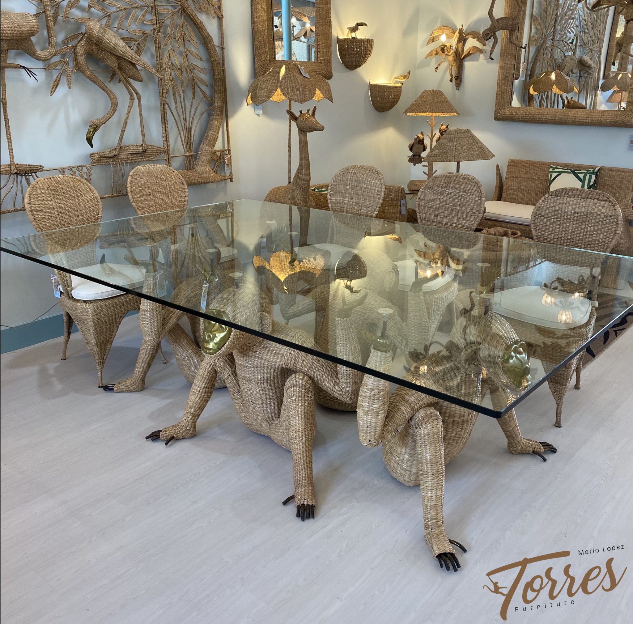 4 Monkeys Dining Table By Mario Lopez Torres | Circa Who