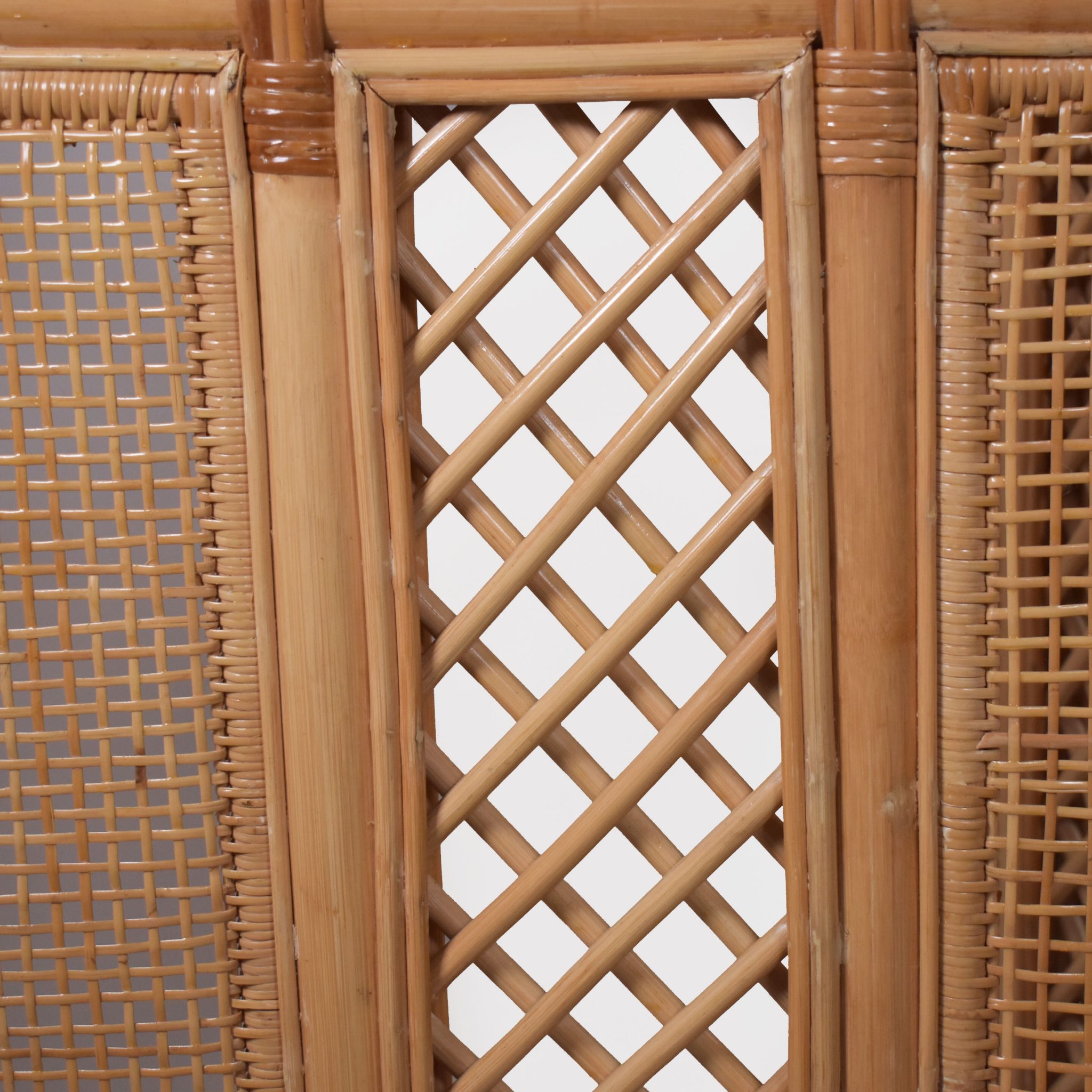 4 Panel Rattan Screen | Circa Who