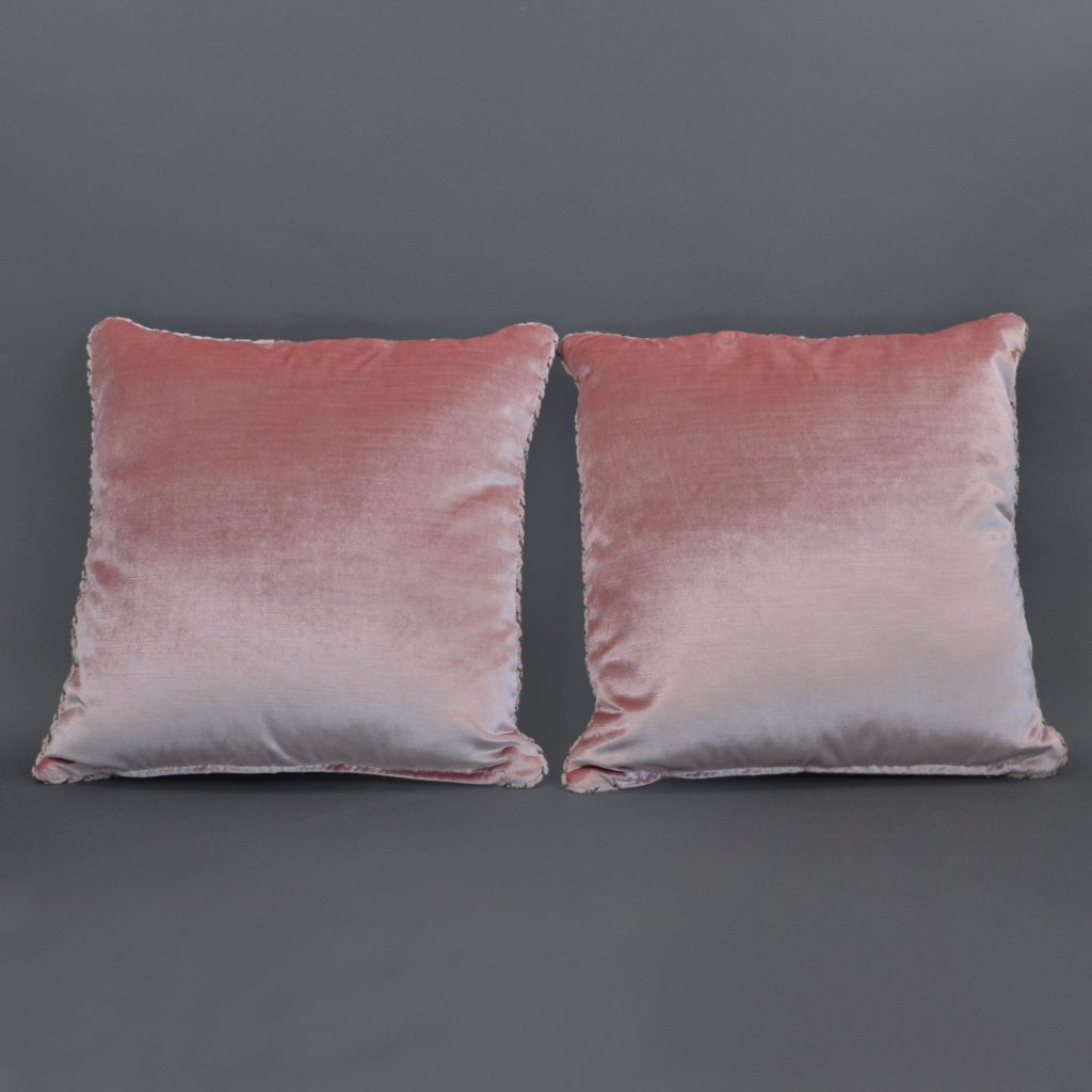 Pair of Pink Velvet Pillows | Circa Who