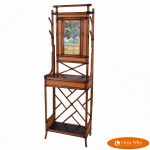Bamboo and Wrapped Rattan Hall Tree | Circa Who