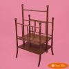British Colonial Bamboo Magazine Rack | Circa Who