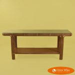 Brown Jordan Rattan Console Table | Circa Who