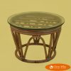 Brown Jordan Rattan Side Table | Circa Who
