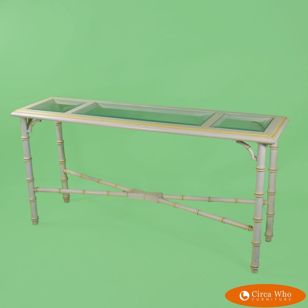 Faux Bamboo Console | Circa Who