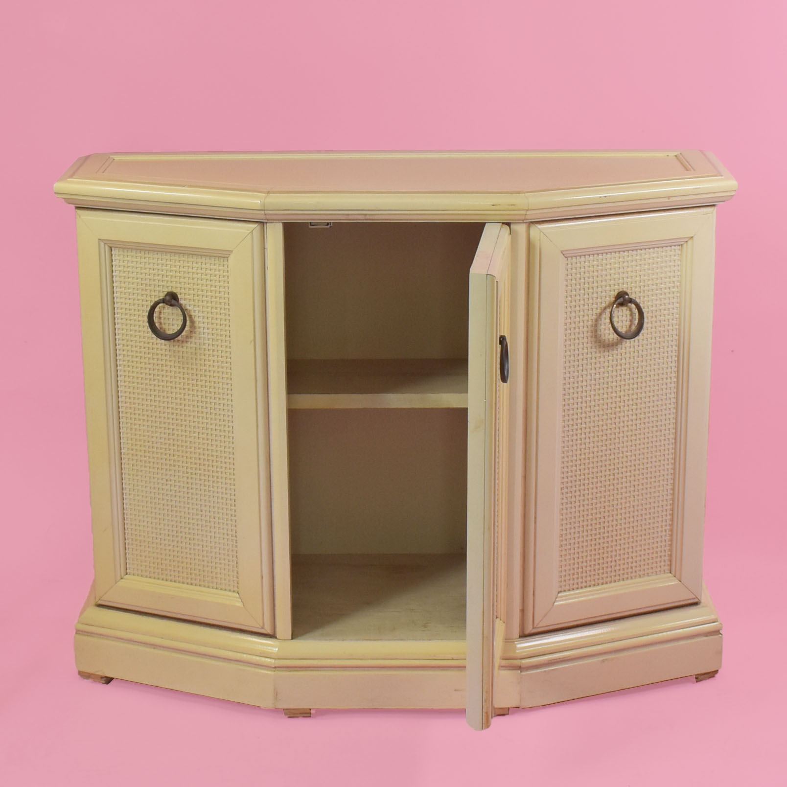 Faux Bamboo Corner Cabinet | Circa Who