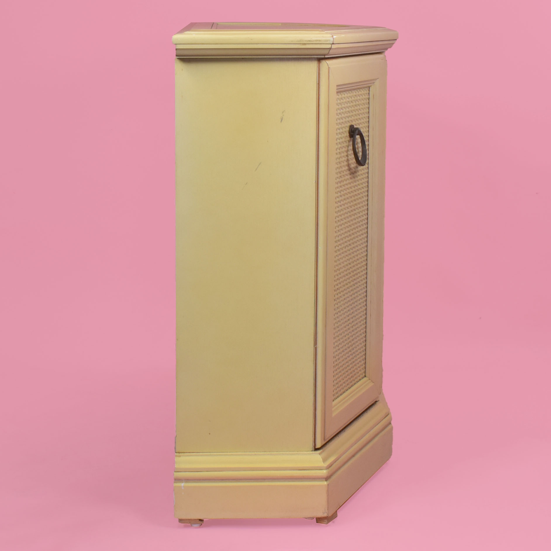 Faux Bamboo Corner Cabinet | Circa Who