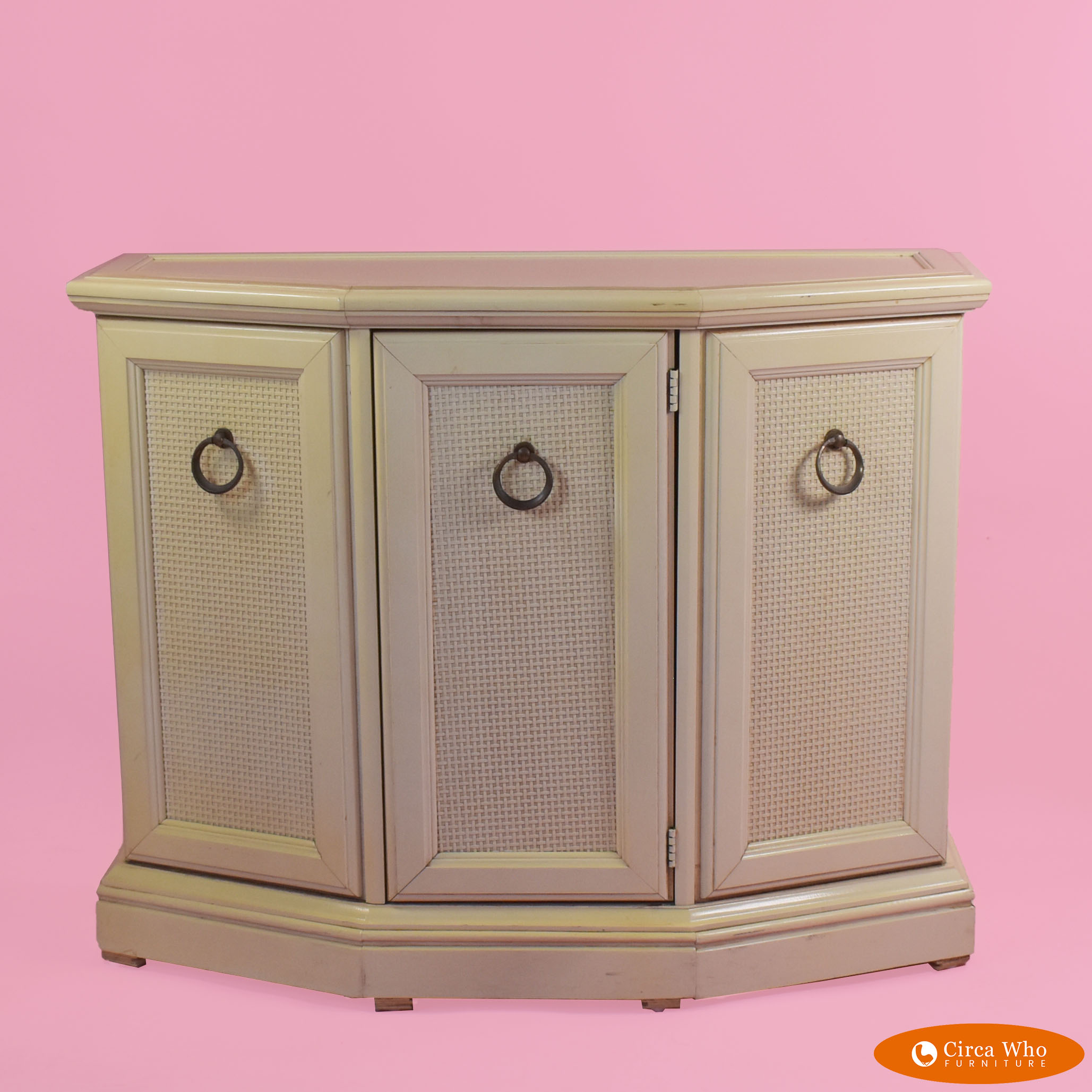 Faux Bamboo Corner Cabinet | Circa Who