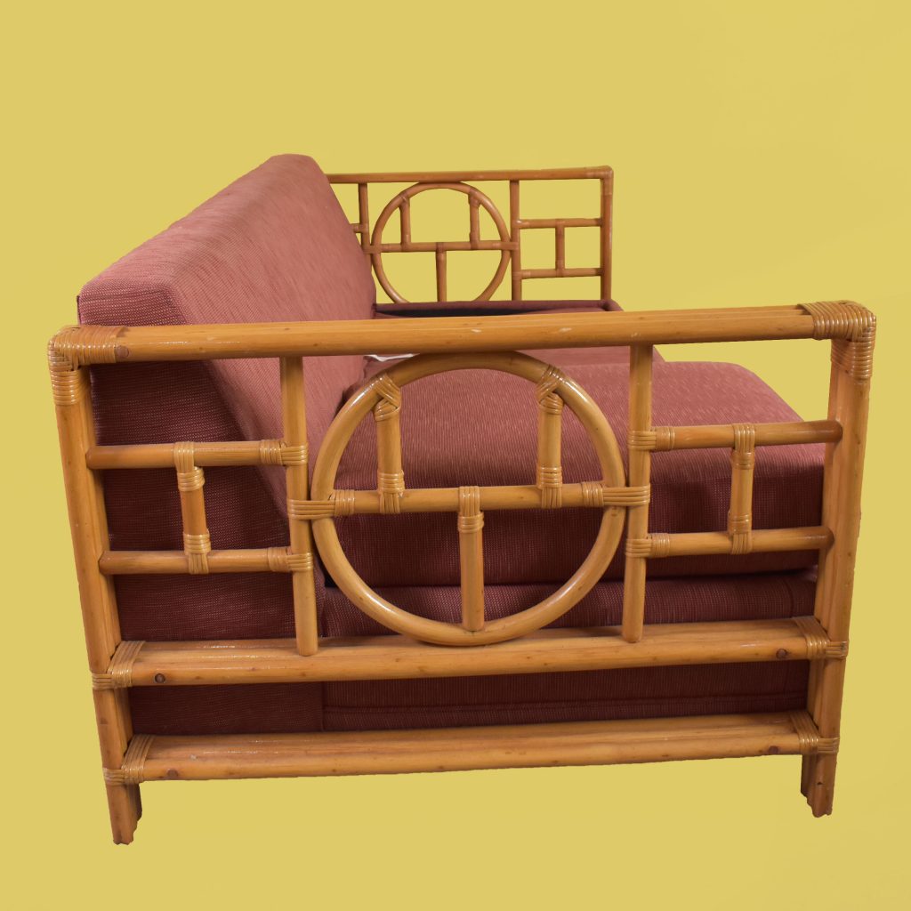 Large Rattan Sleeper Sofa | Circa Who