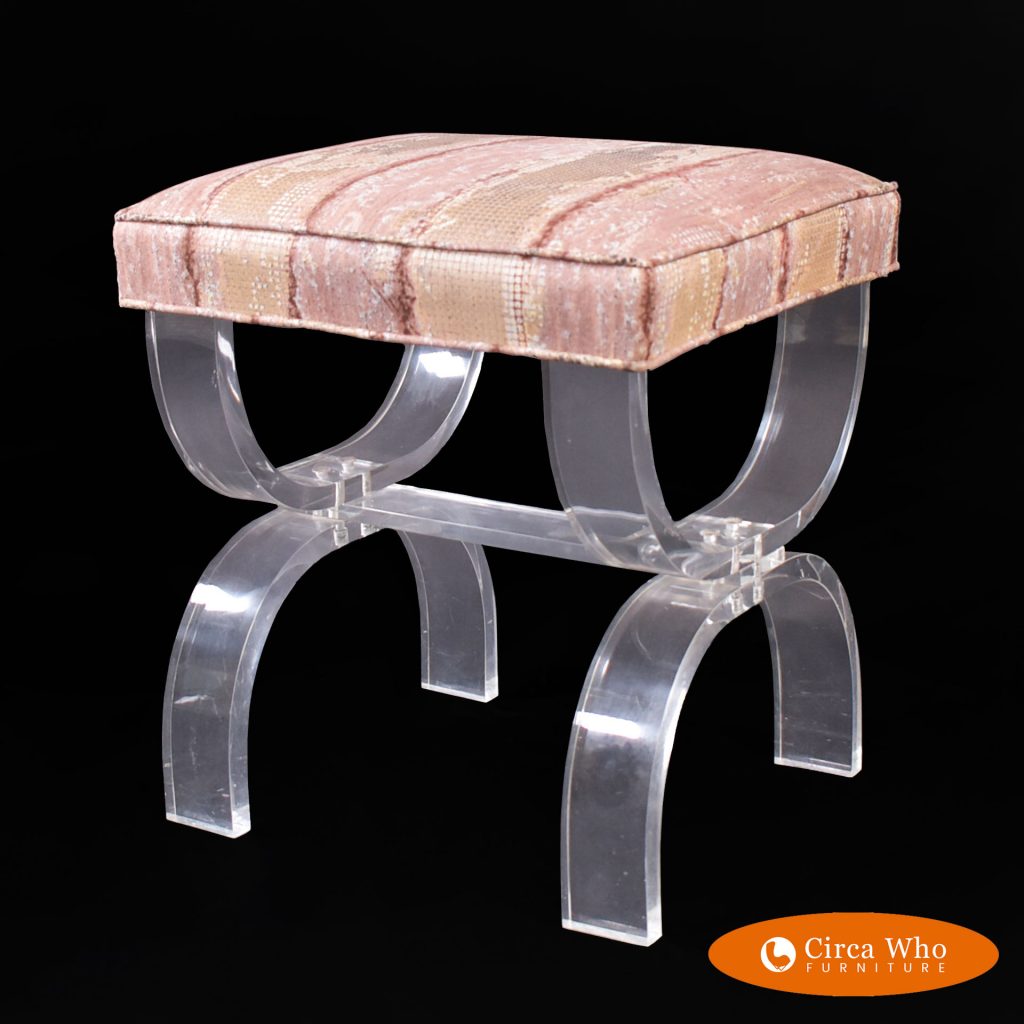 Vintage X Bench with Leopard Print | Circa Who