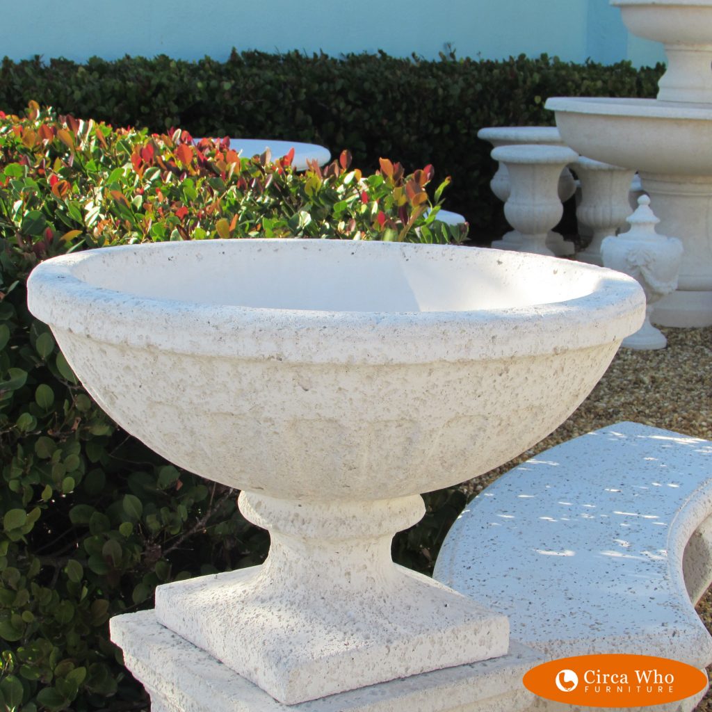 Neo-Classical Style Fluted Urn Planter | Circa Who