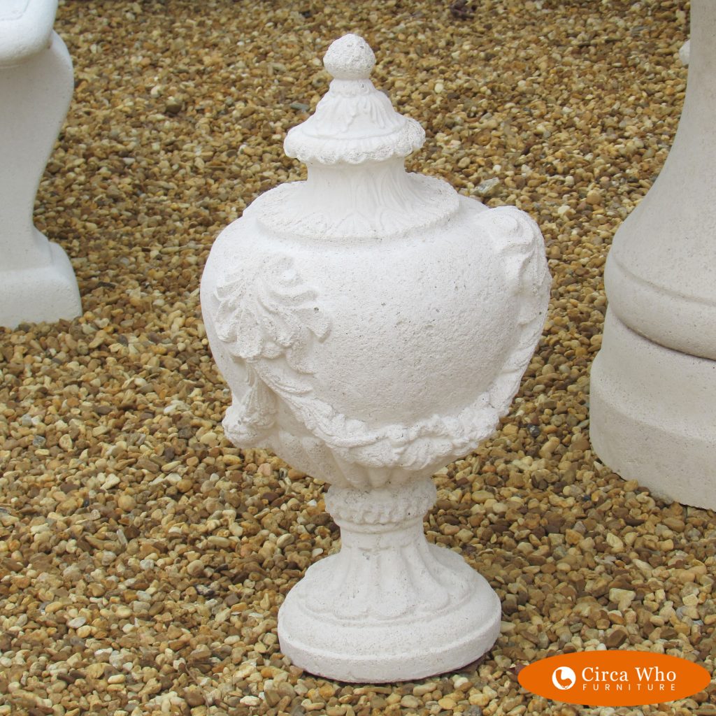 Neo-Classical Swag Garden Finial | Circa Who