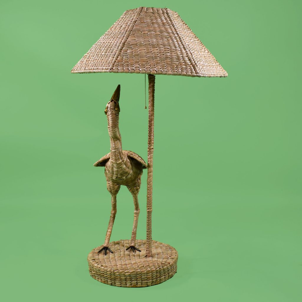 Pair of Large Crane Table Lamps | Circa Who