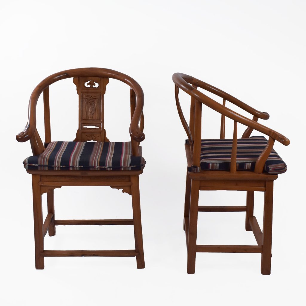 Pair of Ming Style Low Stools | Circa Who