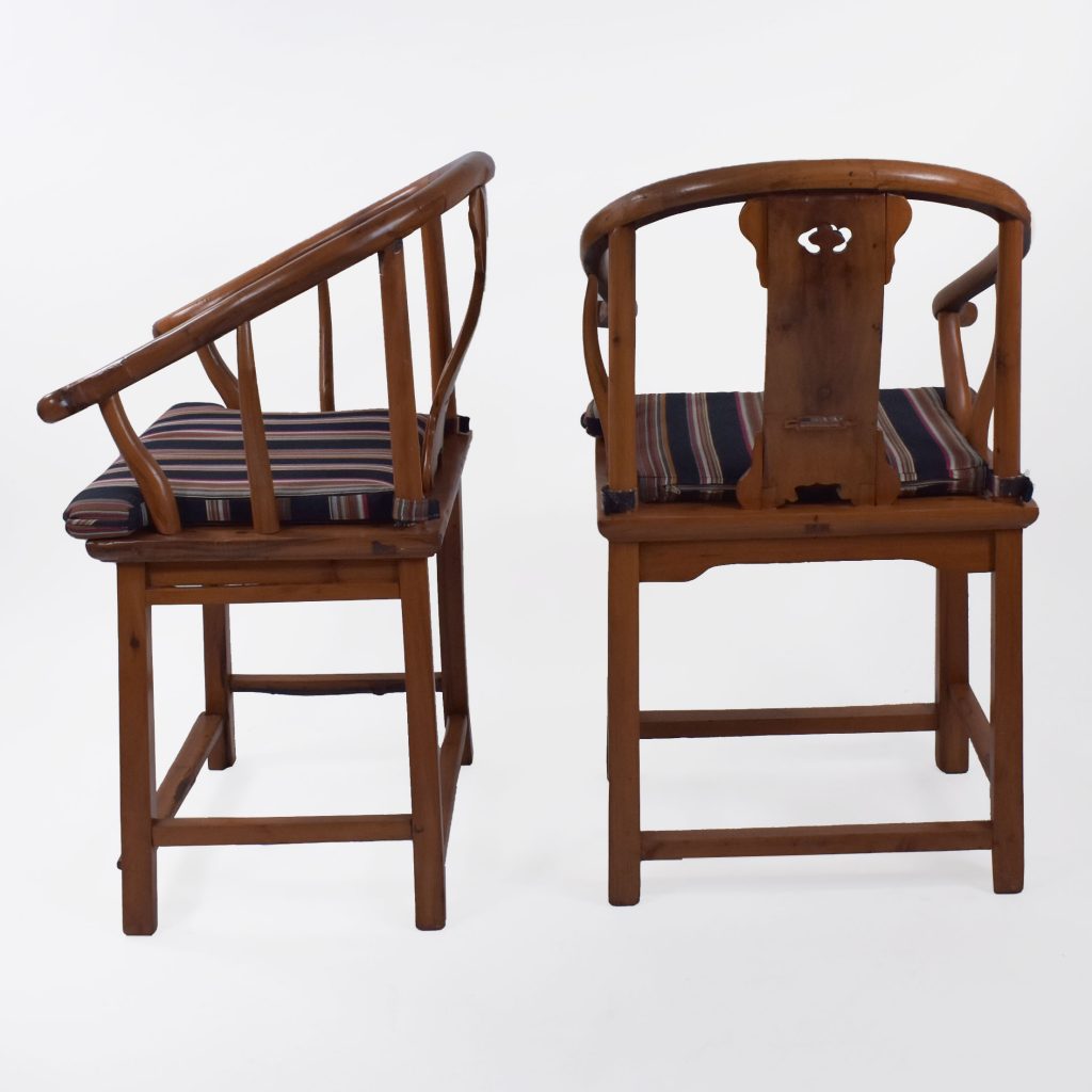 Pair of Ming Style Low Stools | Circa Who