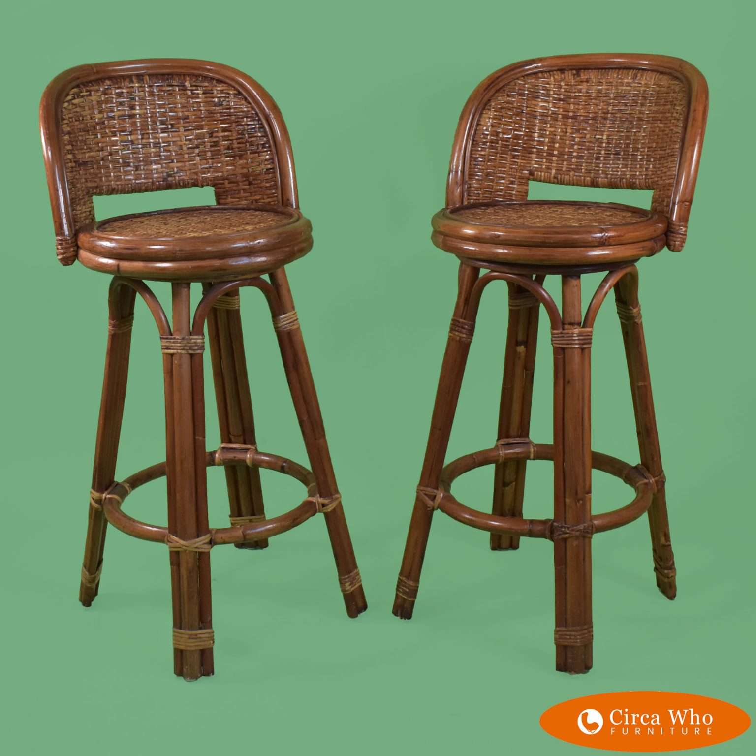Pair of Ming Style Low Stools | Circa Who