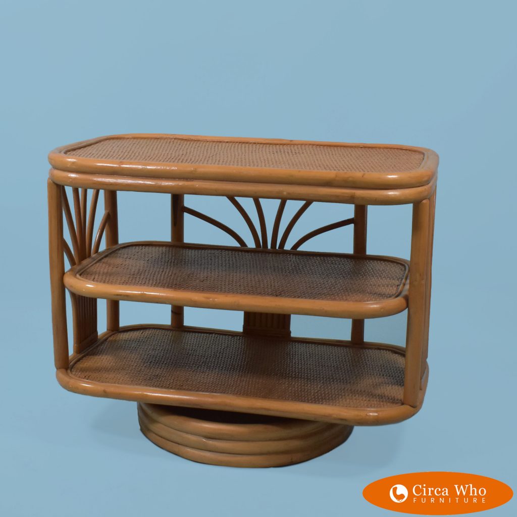 Rotating Rattan Tv Stand | Circa Who