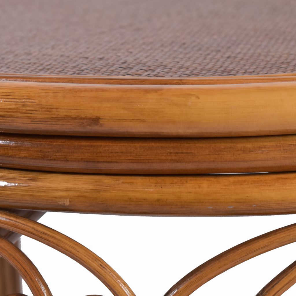 Round Rattan Small Game Table | Circa Who