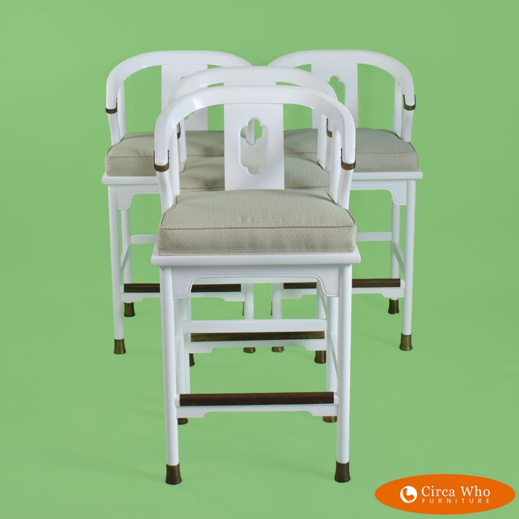 Set of 4 Ming Style Bar Stools | Circa Who