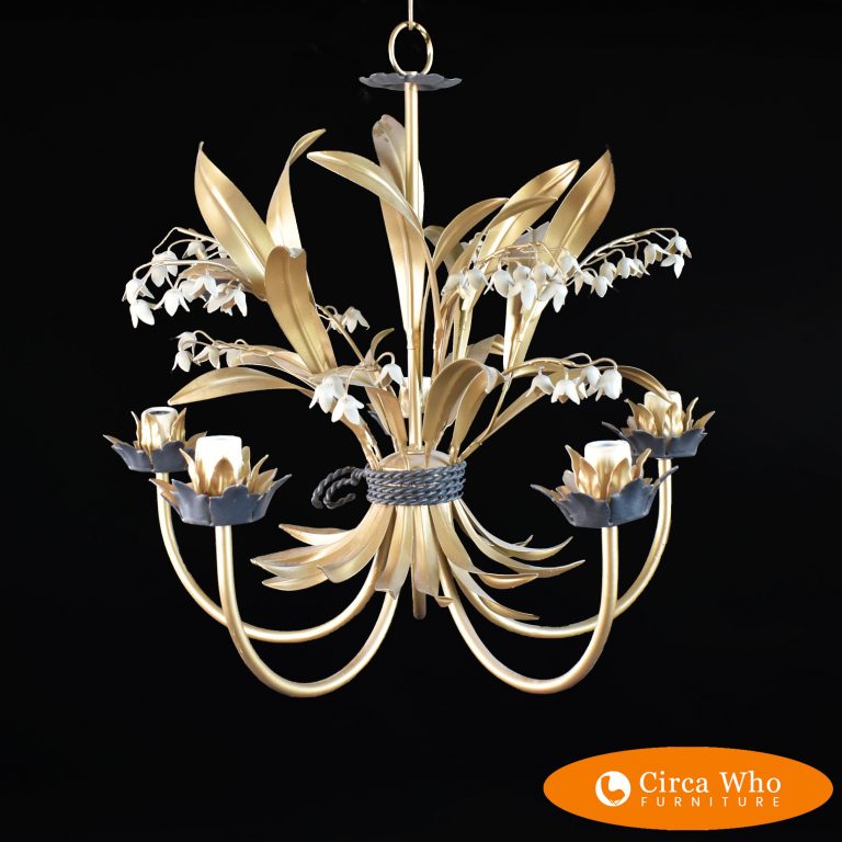 Tole Tiger Lily Chandelier | Circa Who