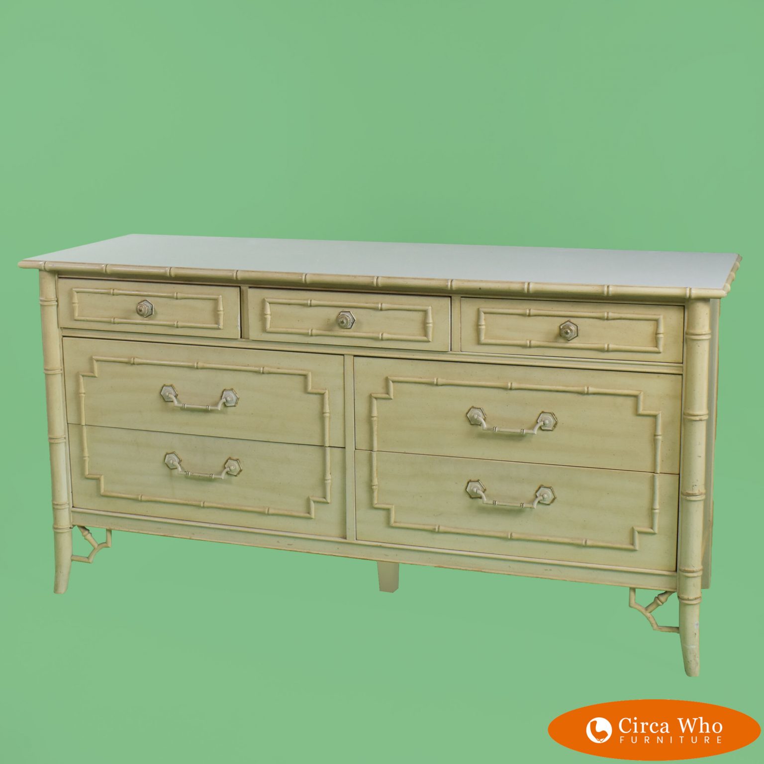 Thomasville Faux Bamboo Dresser | Circa Who