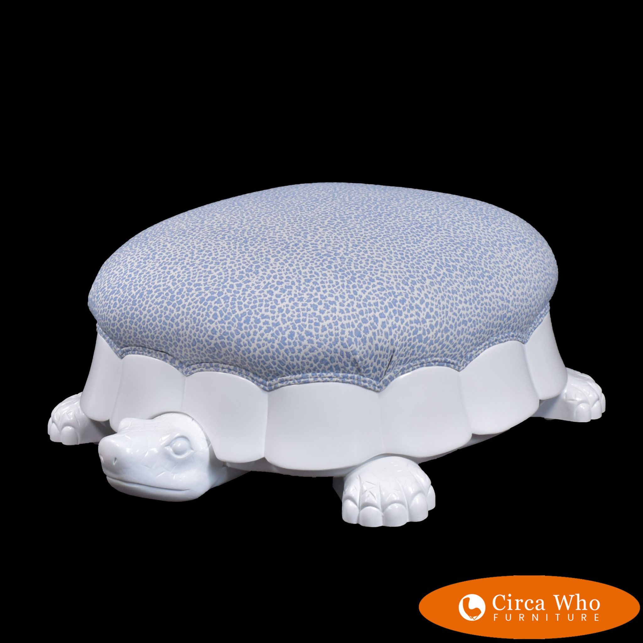 Upholstered Turtle Ottoman | Circa Who