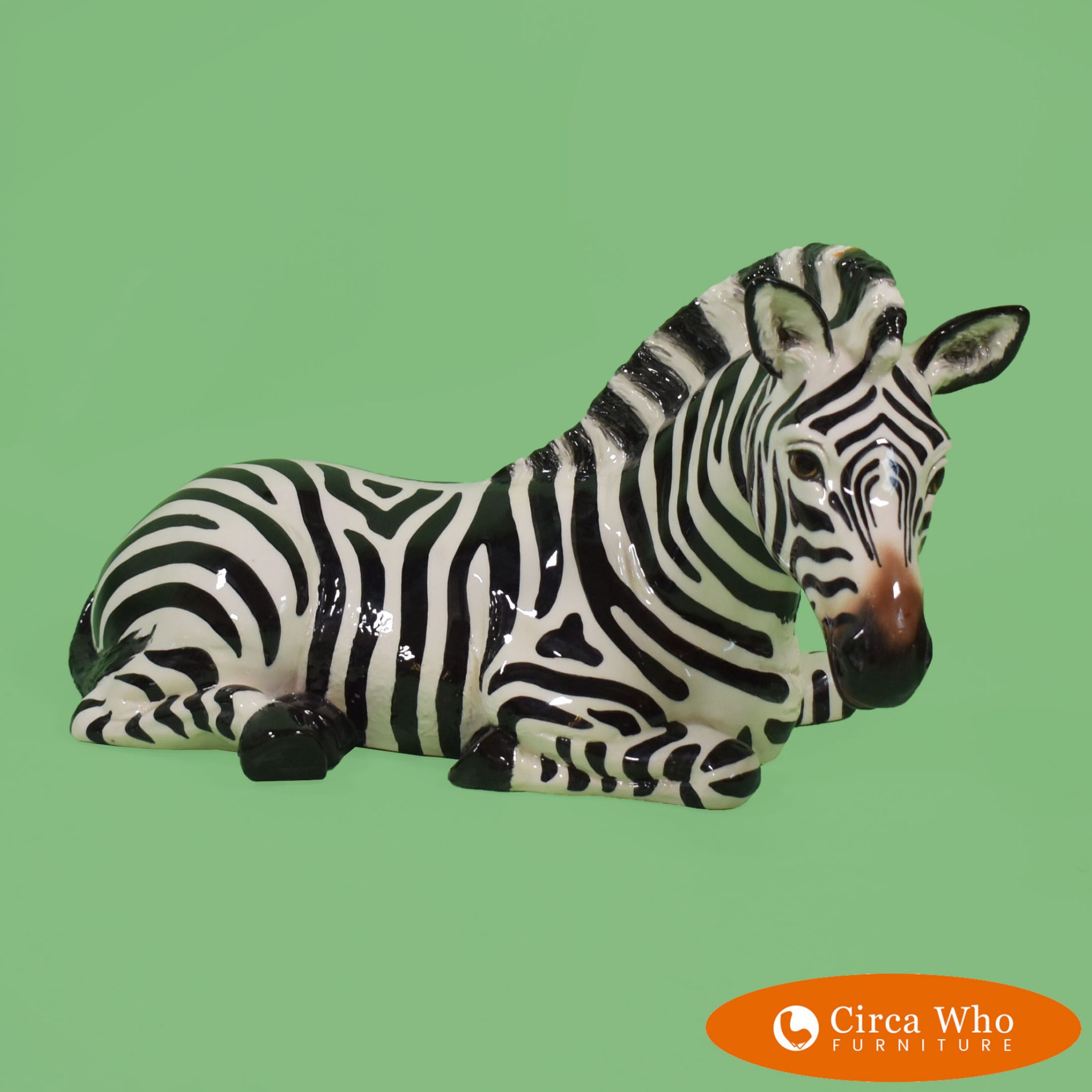 Vintage Italian Ceramic Zebra by Townsends | Circa Who