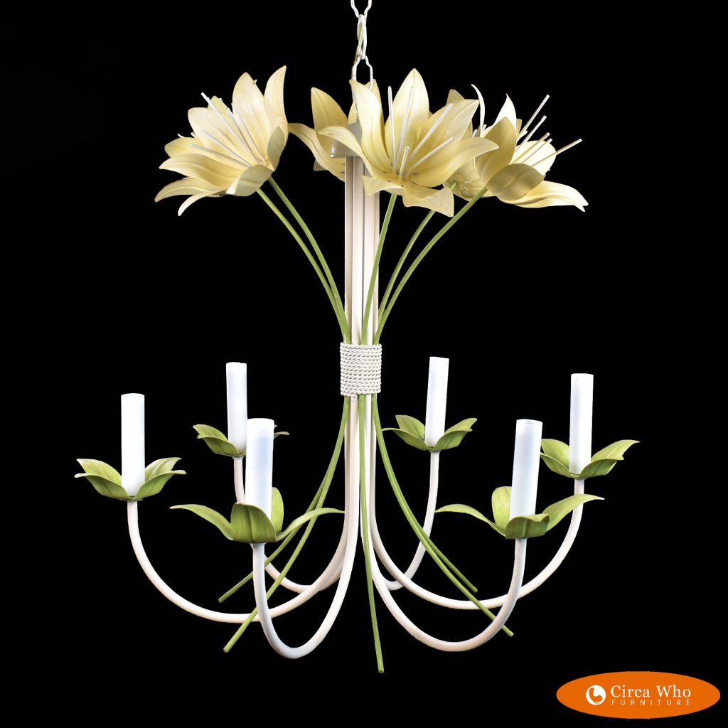 Tole Tiger Lily Chandelier | Circa Who