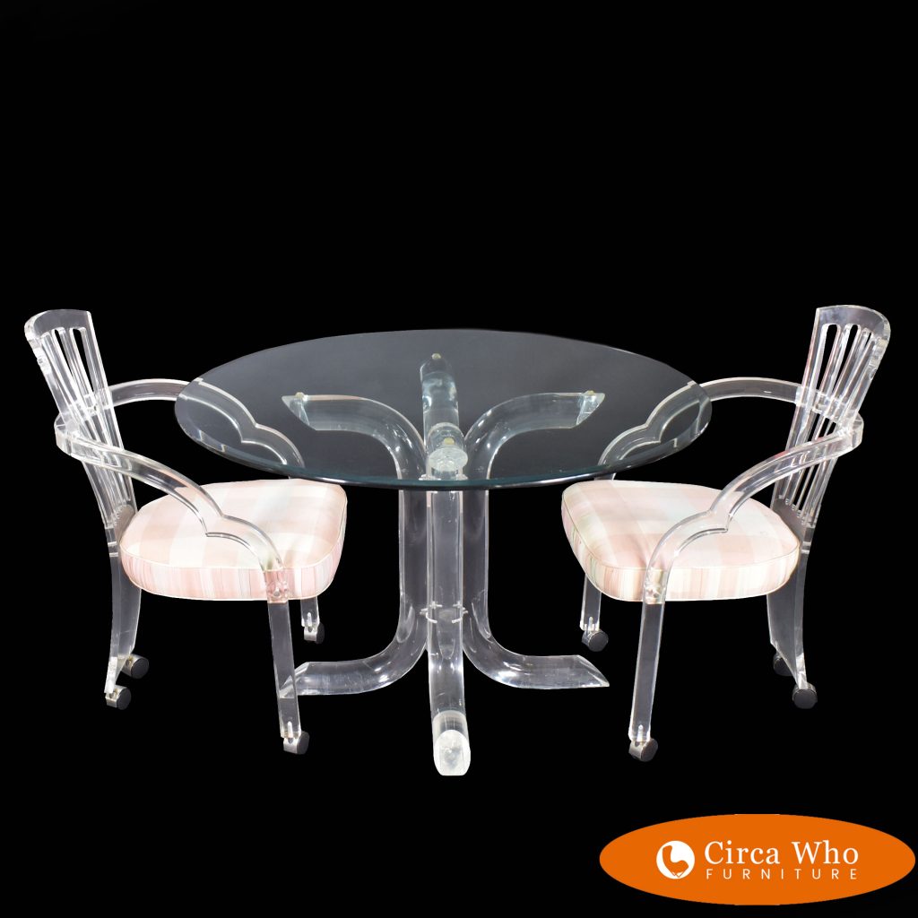 Lucite Stacked Dining Table | Circa Who