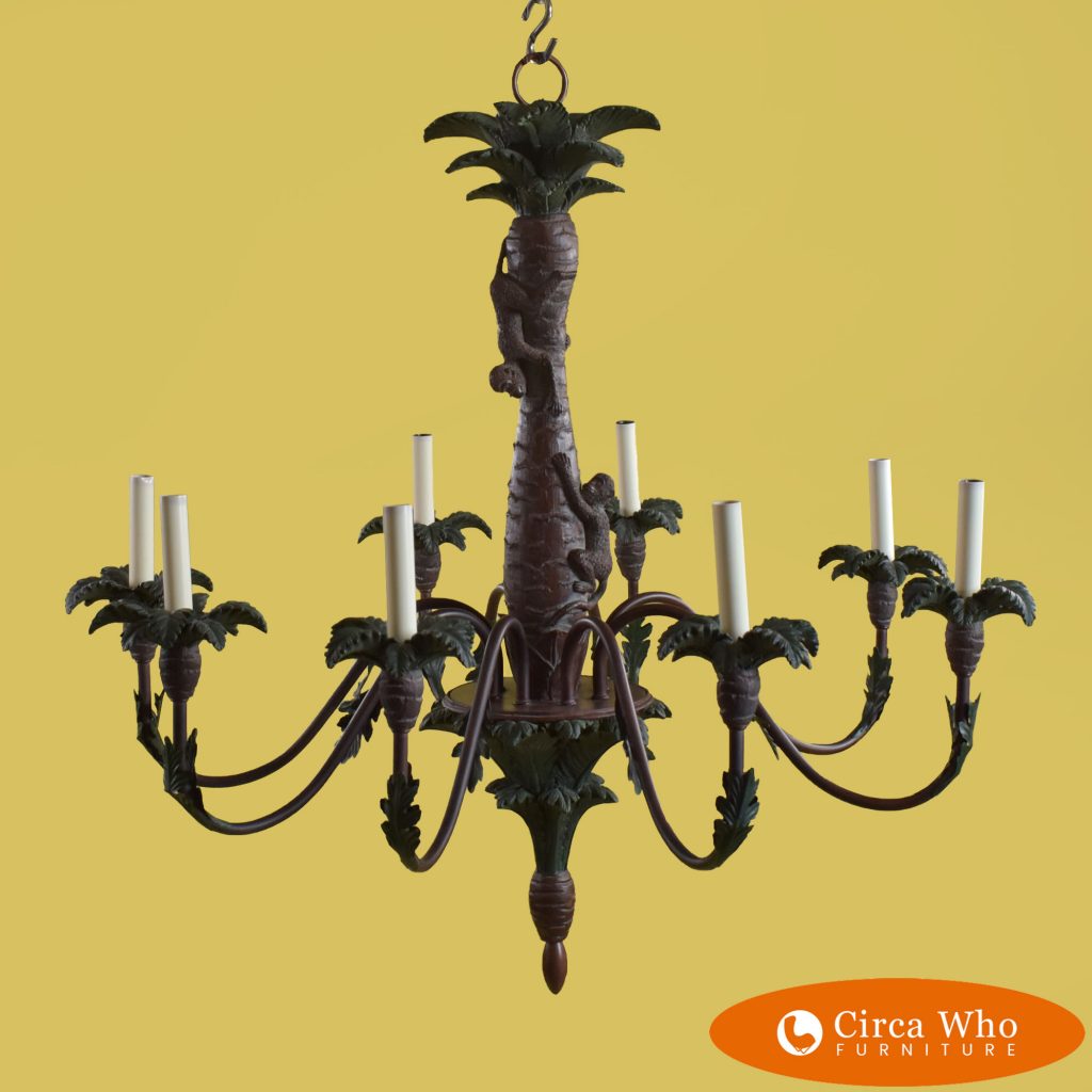 Vintage Two Monkey Chandelier | Circa Who