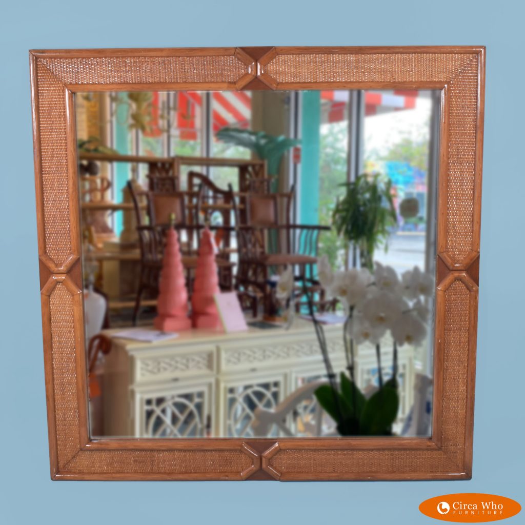 Bamboo Woven Rattan 7 Foot Mirror | Circa Who