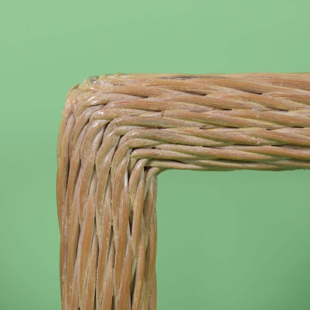 Woven Rattan Rectangular Side Table | Circa Who
