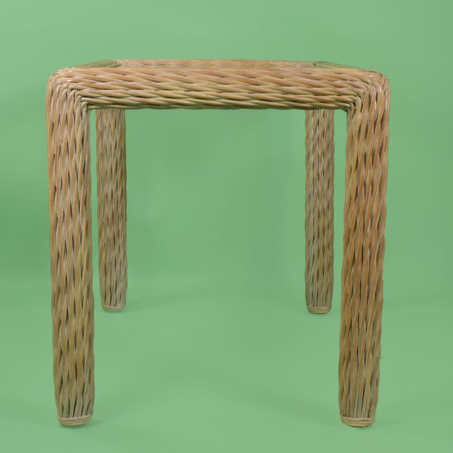 Woven Rattan Rectangular Side Table | Circa Who